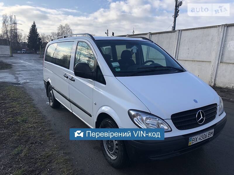 AUTO.RIA – Продам Мерседес-Бенц Віто 2006 (BX4506BM) дизель 2.2 мінівен бу у Хмельницькому, ціна ...