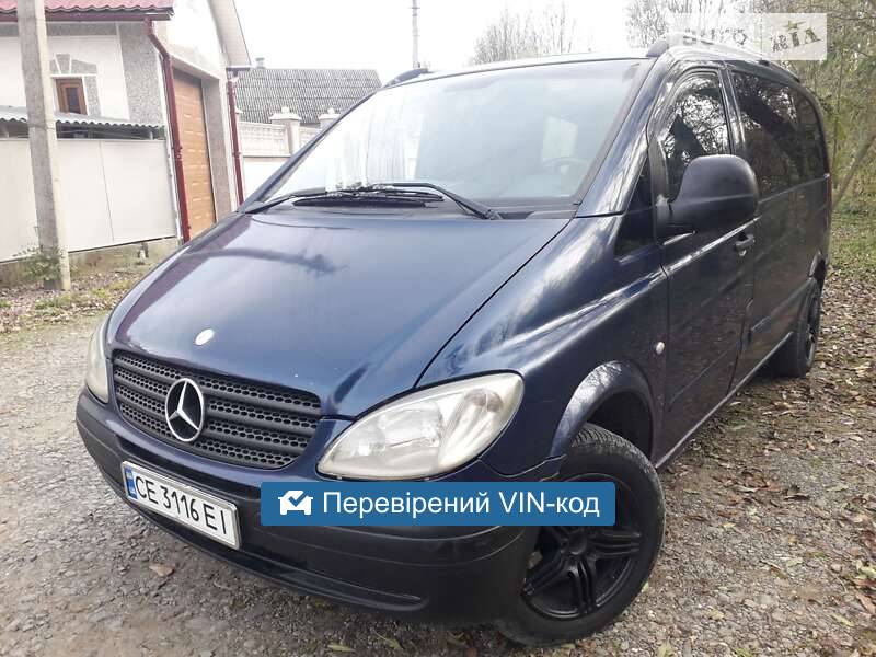 AUTO.RIA – Продам Мерседес-Бенц Віто 2004 (CE3116EI) дизель 2.1 мінівен бу у Чернівцях, ціна 4950
