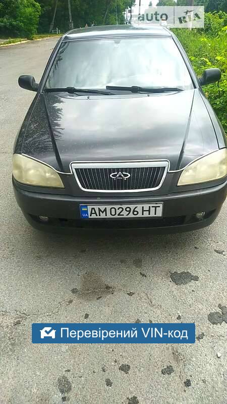 AUTO.RIA – Продам Чері Амулет 2007 (AM0296HT) бензин 1.6 седан бу у Житомирі, ціна 2000 ...