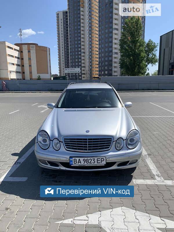 AUTO.RIA – Продам Мерседес-Бенц Е-Клас 2004 (BA9823EP) дизель 3.2 універсал бу у Києві, ціна 7500