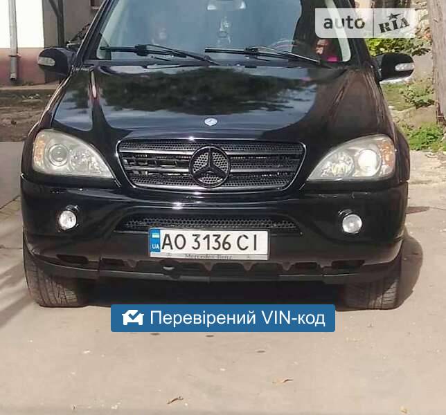 AUTO.RIA – Продам Мерседес-Бенц М-Клас 2003 (AO3136CI) дизель 2.7 позашляховик / кросовер бу у ...