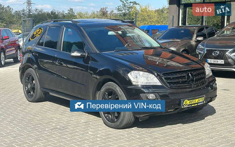 AUTO.RIA – Продам Мерседес-Бенц М-Клас 2007 дизель 3.0 позашляховик / кросовер бу у Чернівцях ...