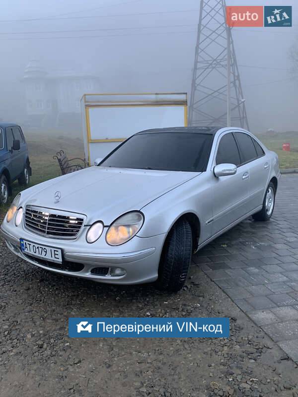 AUTO.RIA – Продам Мерседес-Бенц Е-Клас 2002 (AT0179IE) дизель 2.2 седан бу у Косові, ціна 4850