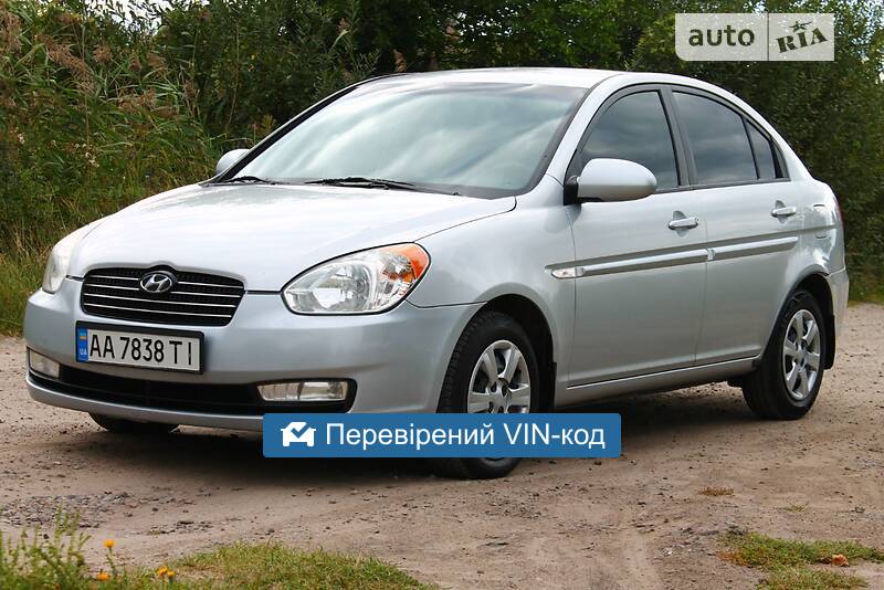AUTO.RIA – Продам Хюндай Акцент 2007 (AA7838TI) бензин 1.6 седан бу у Білій Церкві, ціна 5700