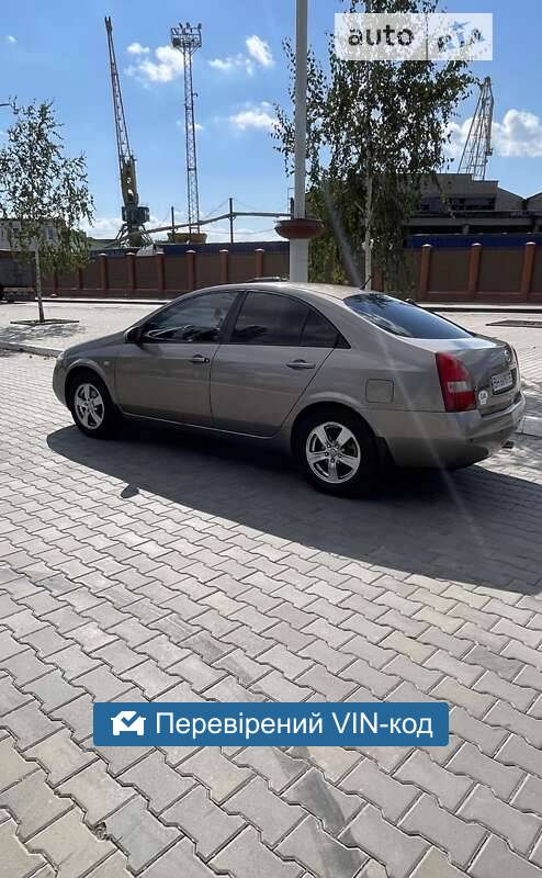 AUTO.RIA – Продам Ніссан Прімера 2004 (BH6690TE) газ пропан-бутан / бензин 1.6 седан бу у Рені ...