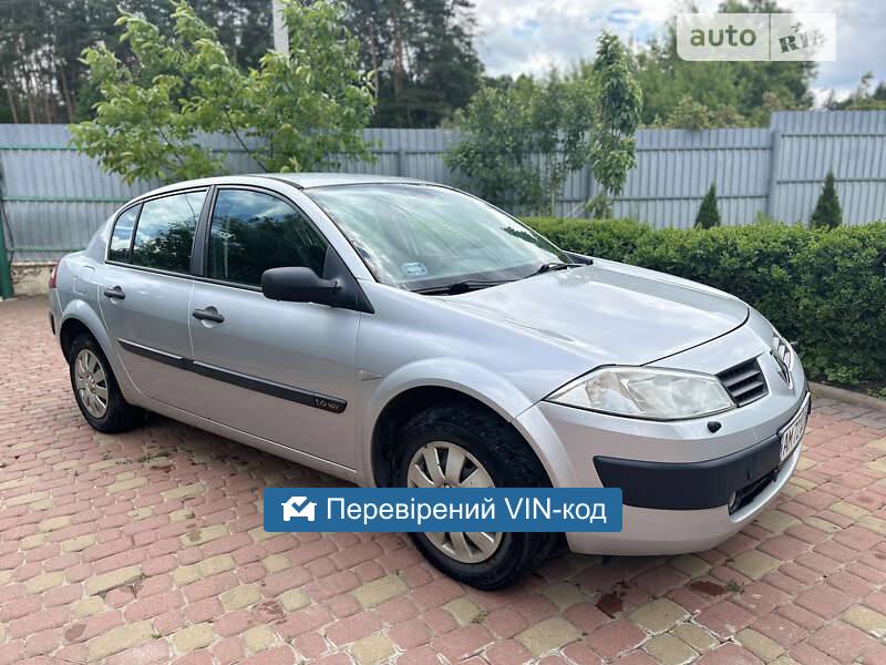 AUTO.RIA – Продам Рено Меган 2005 (AM7210HP) бензин 1.6 седан бу у Житомирі, ціна 3700