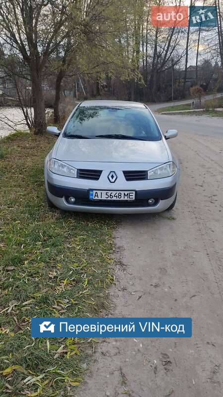 AUTO.RIA – Продам Рено Меган 2005 (AI5648ME) бензин 1.6 седан бу у Боярці, ціна 3700 ...