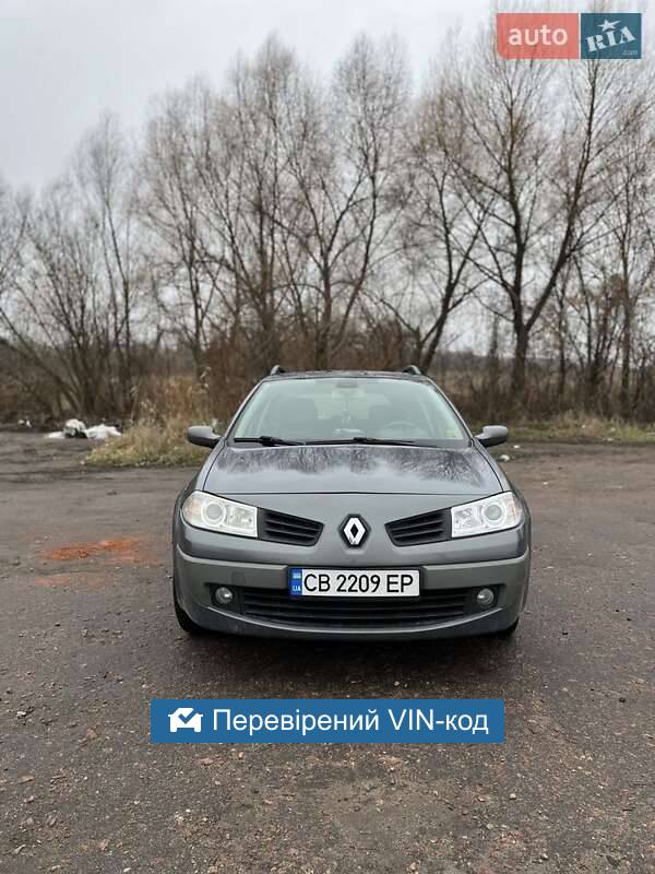 AUTO.RIA – Продам Рено Меган 2006 (CB2209EP) бензин 1.6 універсал бу у Прилуках, ціна 5100