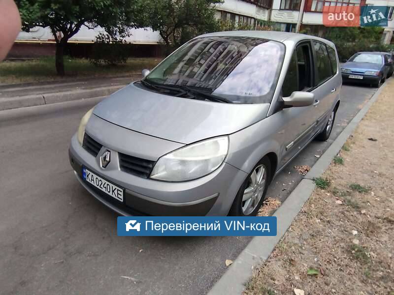 AUTO.RIA – Продам Рено Гранд Сценик 2004 (KA0240KE) дизель 1.9 мінівен бу у Києві, ціна 4500 ...