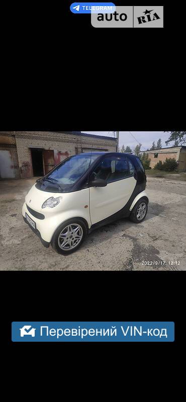 AUTO.RIA – Продам Смарт Форту 2005 (AX0902MA) бензин 0.7 купе бу у Харкові, ціна 3700