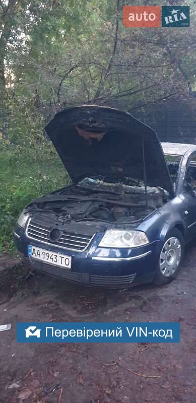 AUTO.RIA – Продам Фольксваген Пассат 2003 (AA9943TO) бензин 2.0 седан бу у Києві, ціна 1600 ...